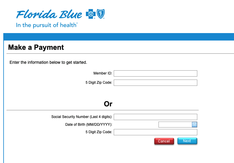 Florida Blue - How to make your premium payment for individual medical ...
